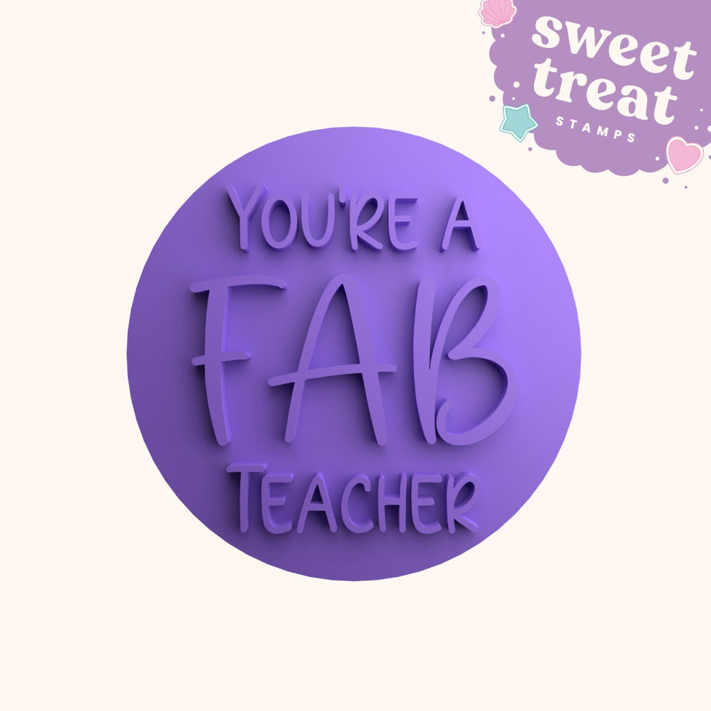 School Leavers Teacher Teaching Assistant Fondant Stamp Embosser ...